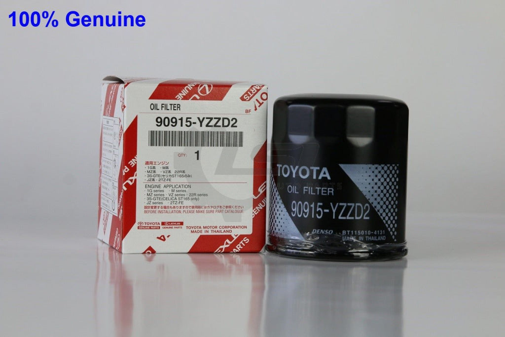 5 x Toyota Genuine Oil Filter 90915-YZZD2 suits Hiace RZH TRH KDH Hilu ...