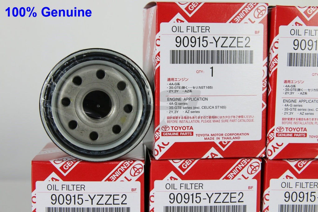 5 x Toyota Genuine Oil Filter 90915-YZZE2 Aus ref: Z432 Camry Rav4 Tar ...