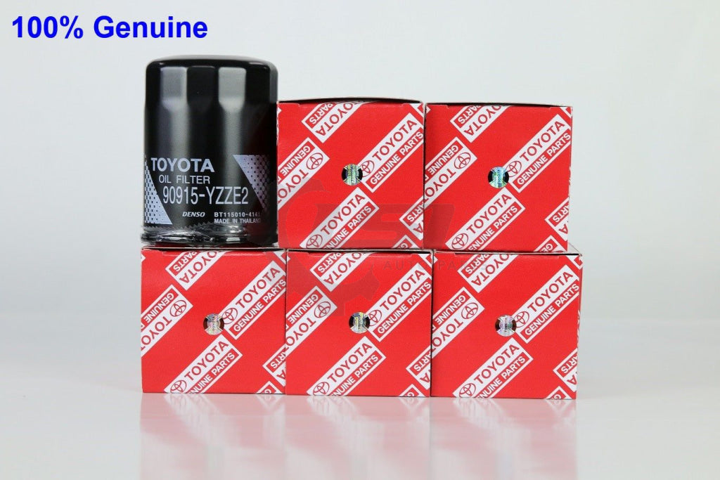 5 x Toyota Genuine Oil Filter 90915-YZZE2 Aus ref: Z432 Camry Rav4 Tar ...