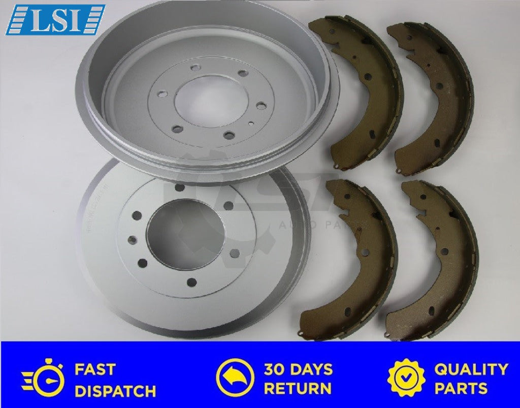 Rear Brake Shoes and Brake Drum Set for Isuzu D Max TF 2008-2018 – LSI ...