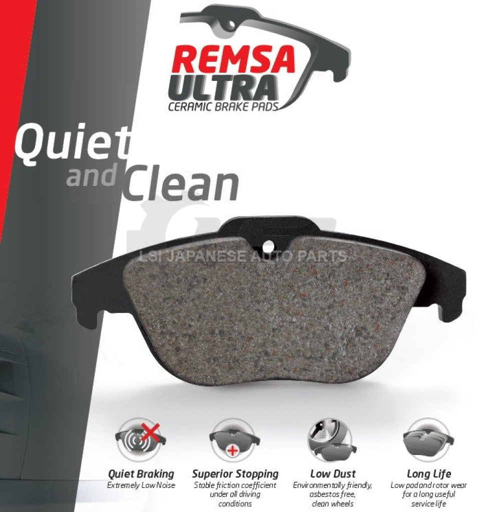 Remsa Ultra Ceramic Brake Pads – LSI Auto Parts